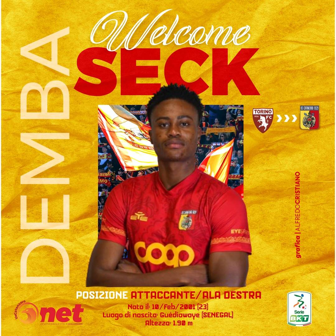 Ufficiale: Demba Seck è un calciatore del Catanzaro [Video ...