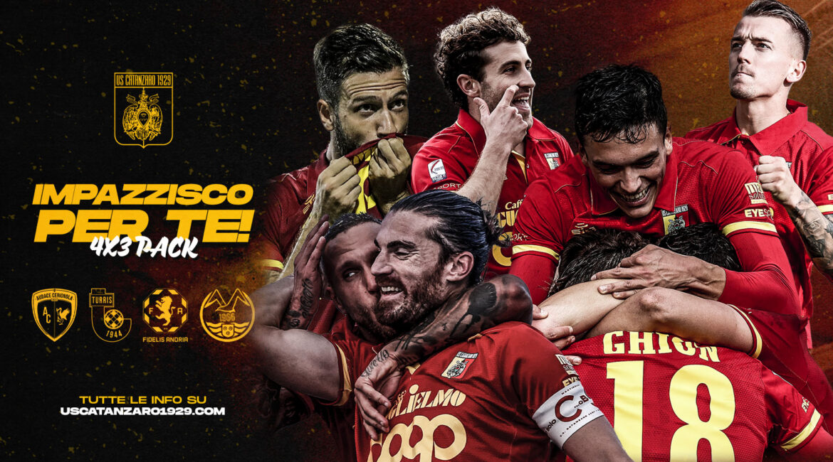 Catanzaro, biglietto unico per le prossime 4 partite in casa ...